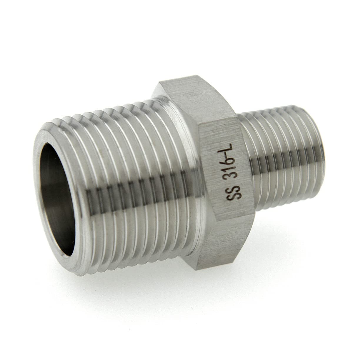 Snapklik.com : 1" NPT Male X 1/2" NPT Male, Stainless Steel 316-L ...
