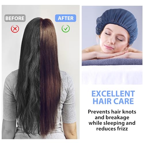 Abeillo 6Pcs Mesh Hair Nets for Sleeping, Reusable Hair Net for Sleep ...