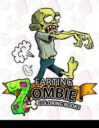 Farting Zombie coloring books: A Cute and Funny Coloring Book (Diary of ...