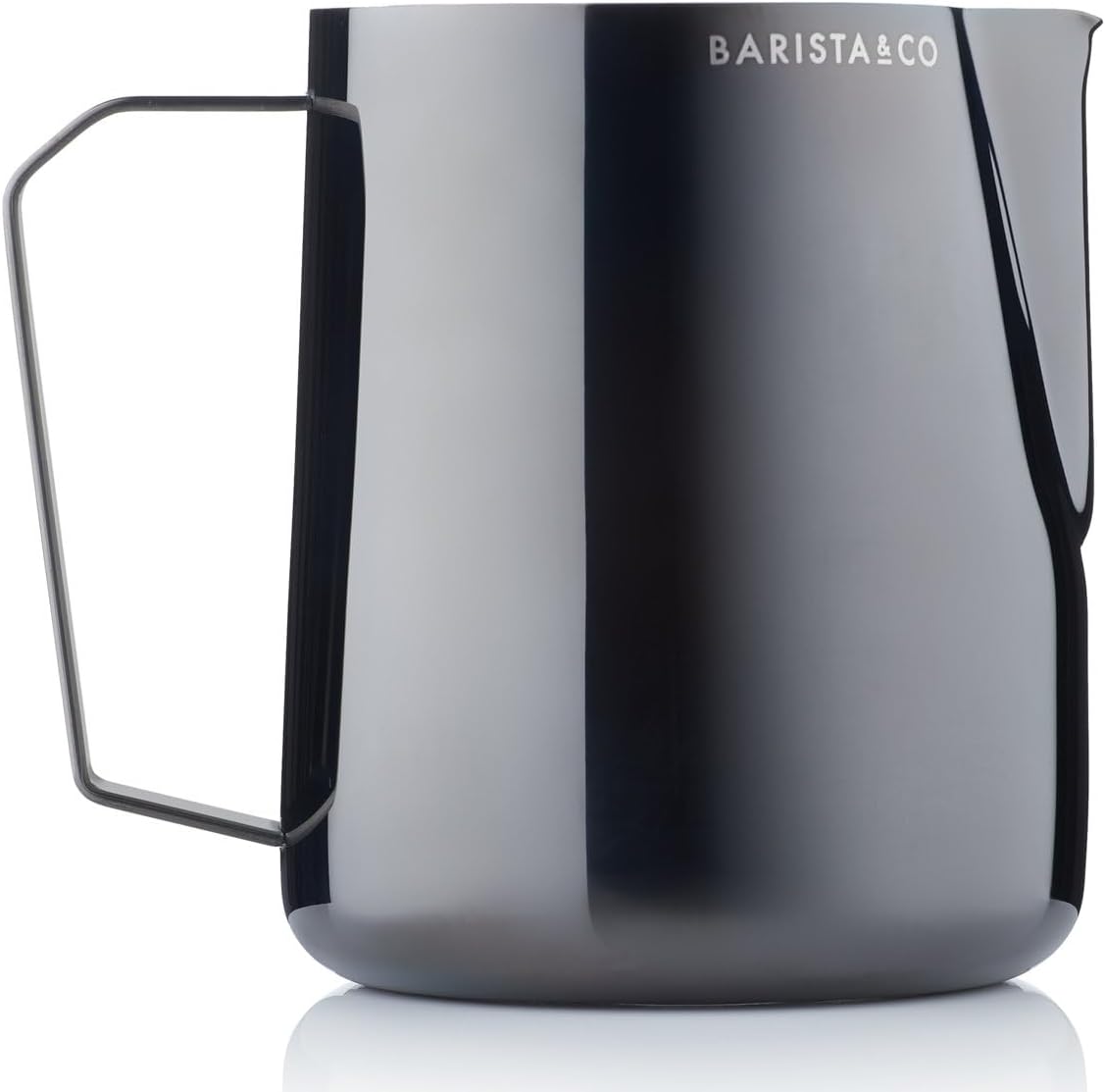 Amazon.com: Barista & Co Pro Milk Pitcher - Stainless Steel Milk Jug ...