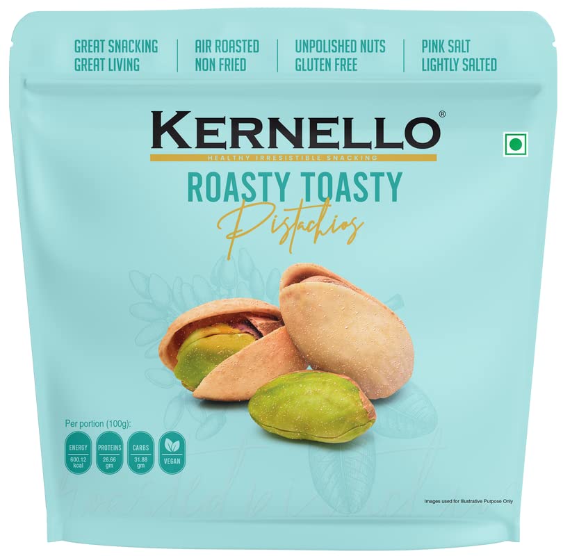 KERNELLO Salted Pistachios Roasted 200gm - AIR Roasted Pista Kernel ...