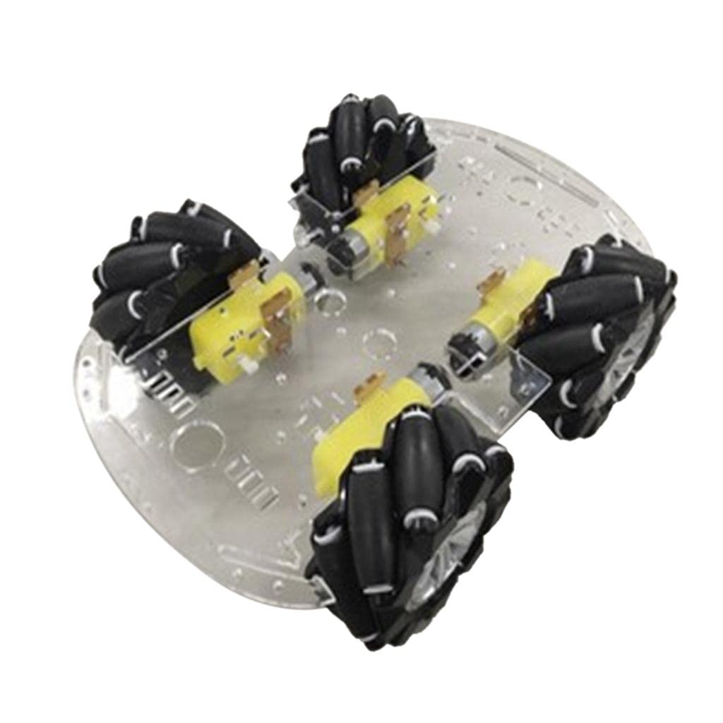 UJEAVETTE® 80Mm Mecanum Omnidirectional Wheel Robot Car for Arduino DIY ...