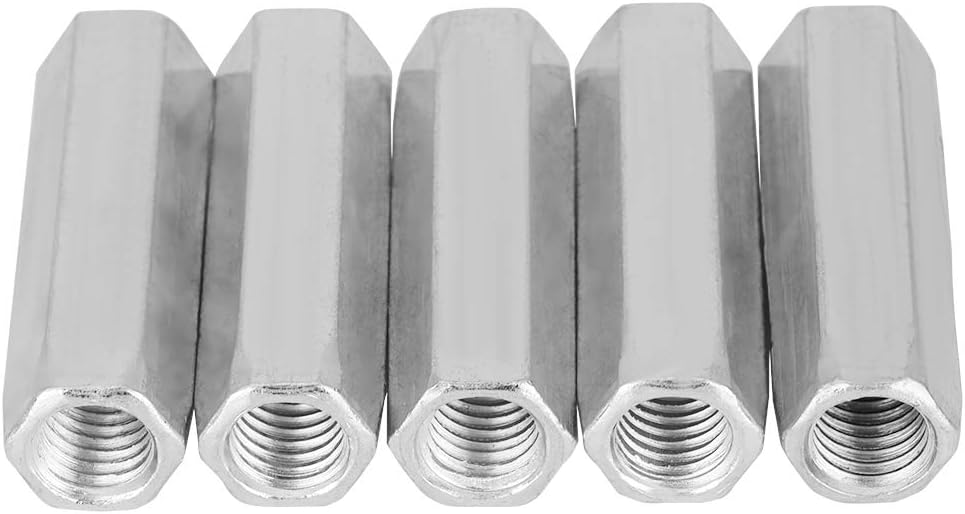 Amazon.com: 3/8"-24 S.A.E. Stainless Steel Threaded Rod Coupling ...