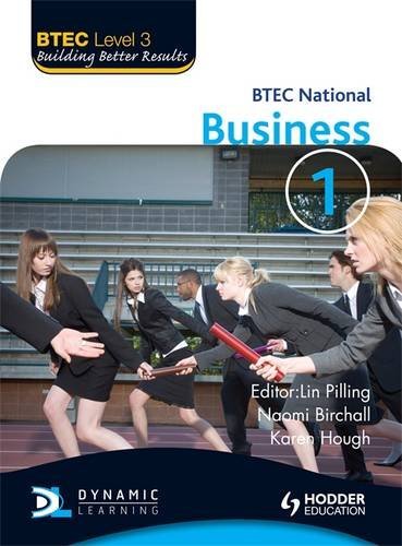Btec National Business. Book 1: Pilling, Lin Pilling: 9781444111873 ...