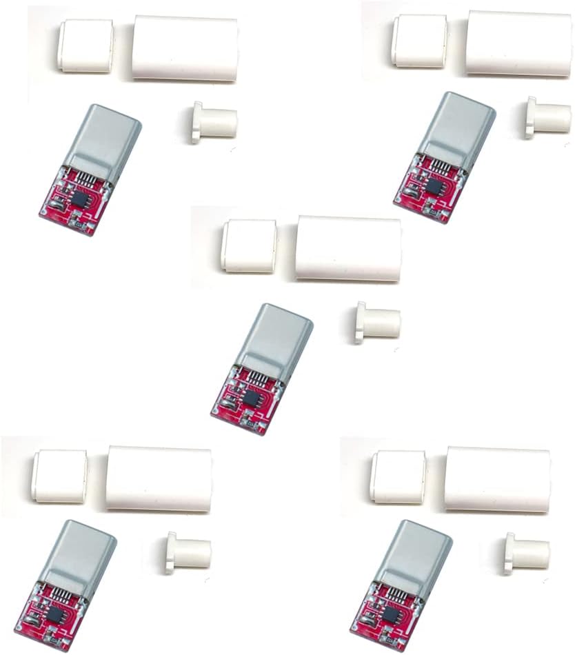 Amazon.com: 5PCS USB-C PD QC 5V 9V 12V 15V 20V DC Fixed Voltage Power ...