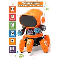 Buy ANG® Bot Robot Octopus Shape Electric Robot Colorful Music Flashing ...