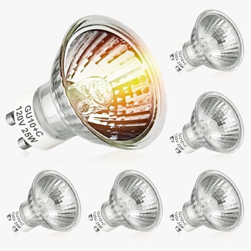 RUCHA PAR16 Light Bulds, 6 Pack PAR16 Halogen Bulb 60W 120V, Dimmable ...