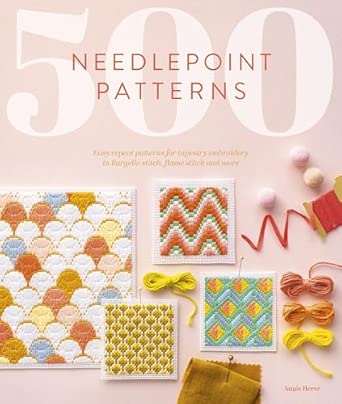 500 Needlepoint Patterns: Easy repeat patterns for tapestry embroidery ...