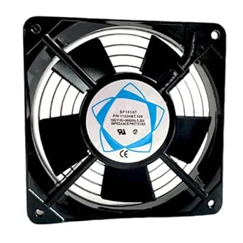 Amazon.com: SP101AT 1122HBT Fan, for 120X120X25MM 100/115V 0.2A 12025 Cooling Fan : Electronics