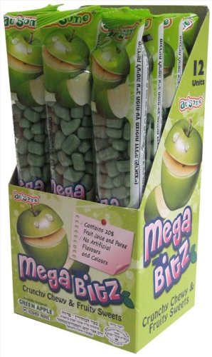 Amazon.com: Au'some Kosher Green Apple Mega Bitz Candy : Grocery ...