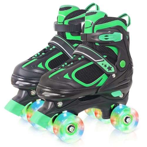 Snapklik.com : Nattork Kids Roller Skates For Boys Girls, 4 Sizes ...