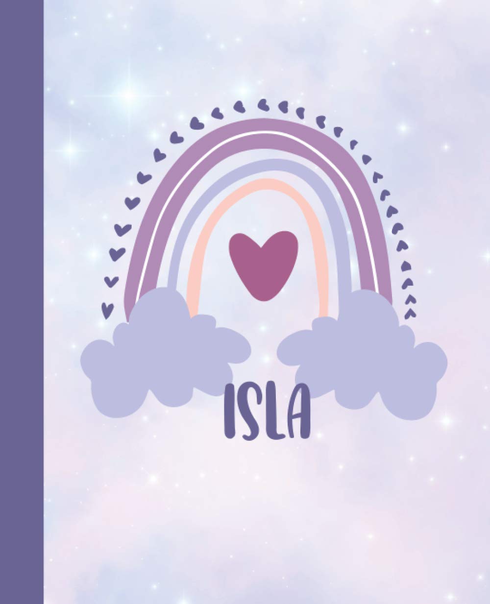 Buy Isla: A personalized Rainbow Primary Draw and Write Composition ...