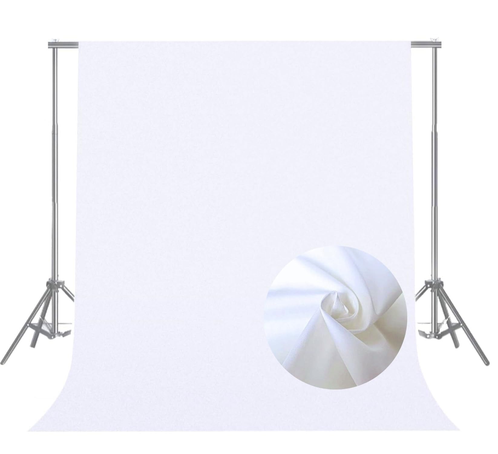 Amazon.com : 8FTX10FT White Backdrop for Photography, White Backdrop ...