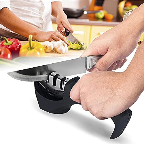 Buy Manual 3 Stage Knife Sharpener Tool, self Knives Shaping, Upgraded ...