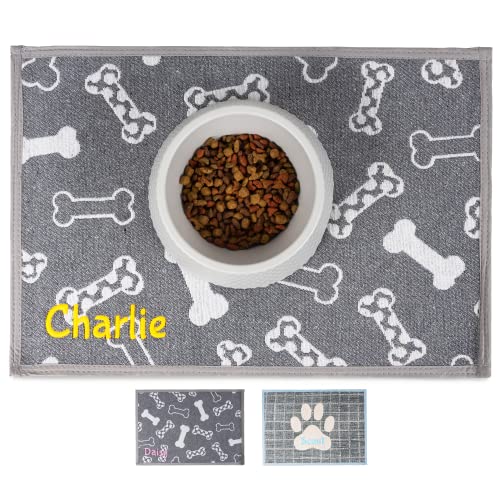 Feed your Furry Friend in Style: Top 10 Personalized Dog Food Mats ...