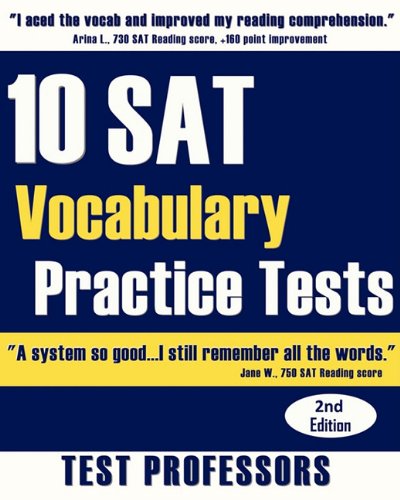 10 SAT Vocabulary Practice Tests: Simpson, Paul G. IV, Test Professors ...
