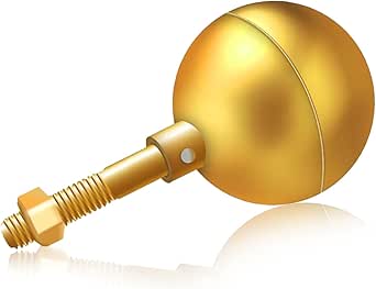 Amazon.com : Mielukan Flag Pole Topper Ornament, Gold Anodized Aluminum ...
