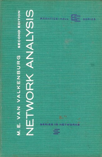 Network Analysis: M. E. Van Valkenburg: Amazon.com: Books