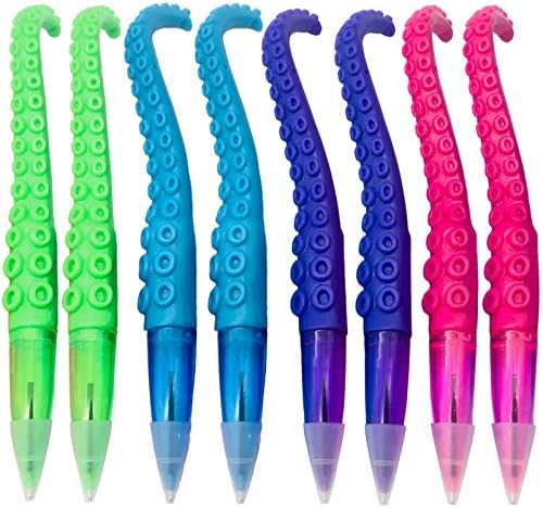 Amazon.com : Maydahui 24 PCS Octopus Tentacle Shaped Ballpoint Pen ...