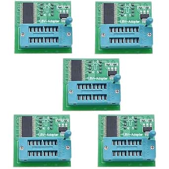 Amazon.co.jp: 5PCS 1.8V adapter SPI Flash SOP8 DIP8 W25 MX25 programmer ...