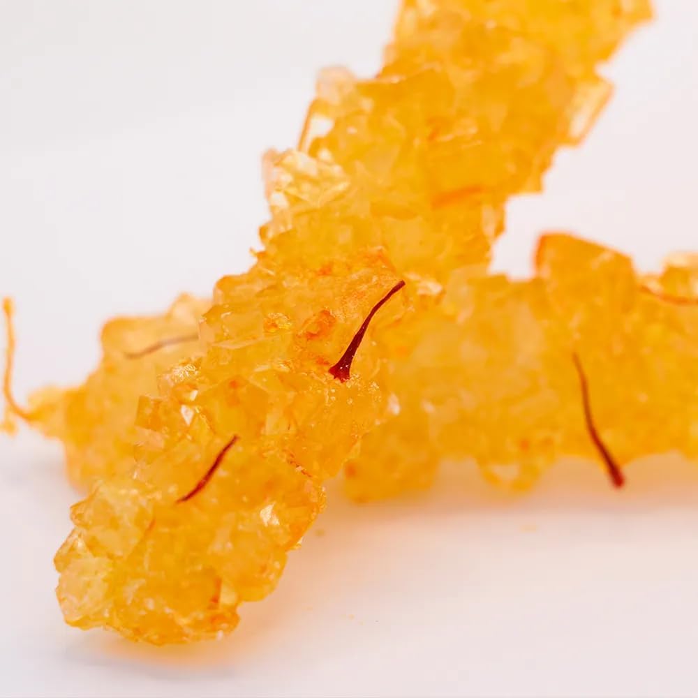 Amazon.com : American Best Food Rock Candy, (Nabat) (16 Ounce, Saffron ...