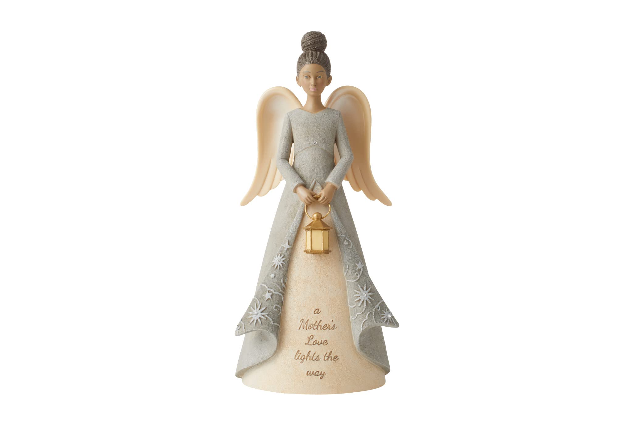 Amazon.com: Enesco Foundations Mother Love Lights The Way Angel ...