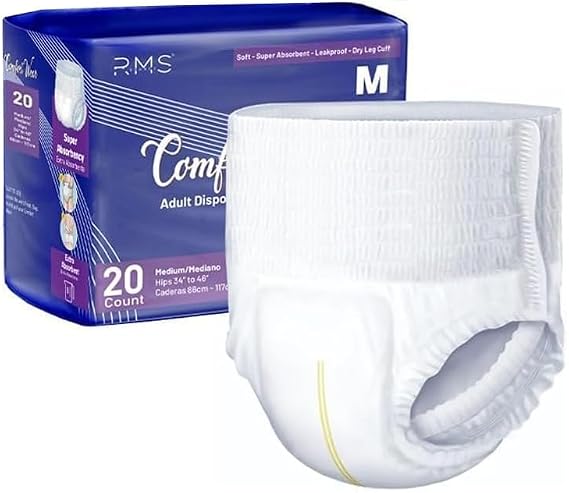 Amazon.com: Disposable Adult Incontinence Diapers with Wet Indicator ...