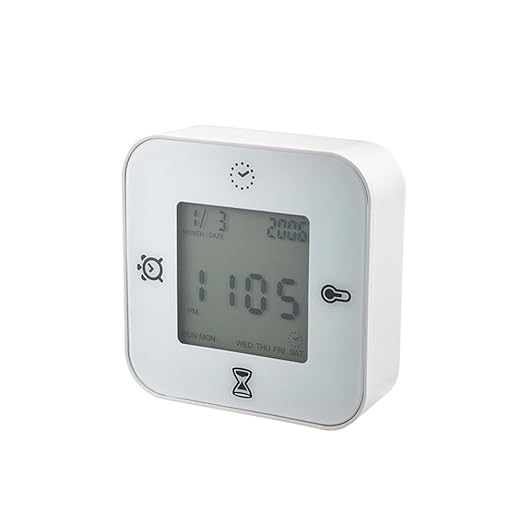 Buy Ikea Plastic Klockis Thermometer Alarm Timer 4 Functions Clock (White, Black, Blue, Green ...