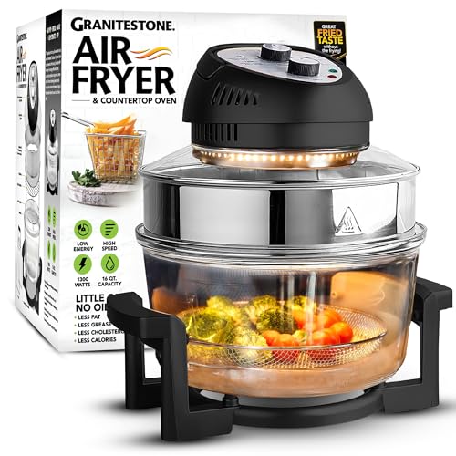 Big Boss 16Qt Large Air Fryer Oven – Extra Large Halogen Oven Cooker ...