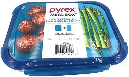 Amazon.com: Pyrex, Food Storage Divided Glass Rectangle Medium: Home ...
