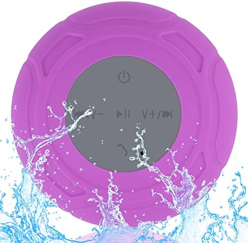 Amazon.com: LUKADER Waterproof Bluetooth Shower Speaker Portable ...