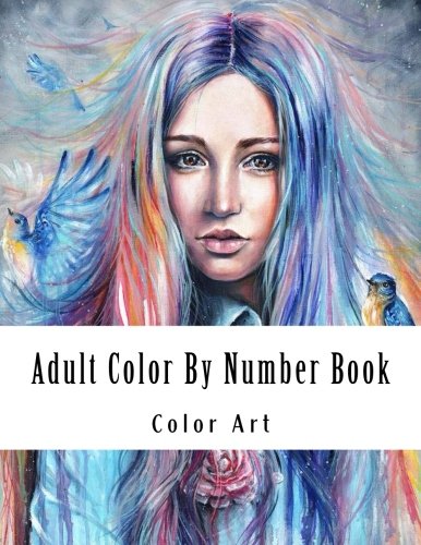 Adult Color By Number Book: Large Print Color By Number Coloring Book ...