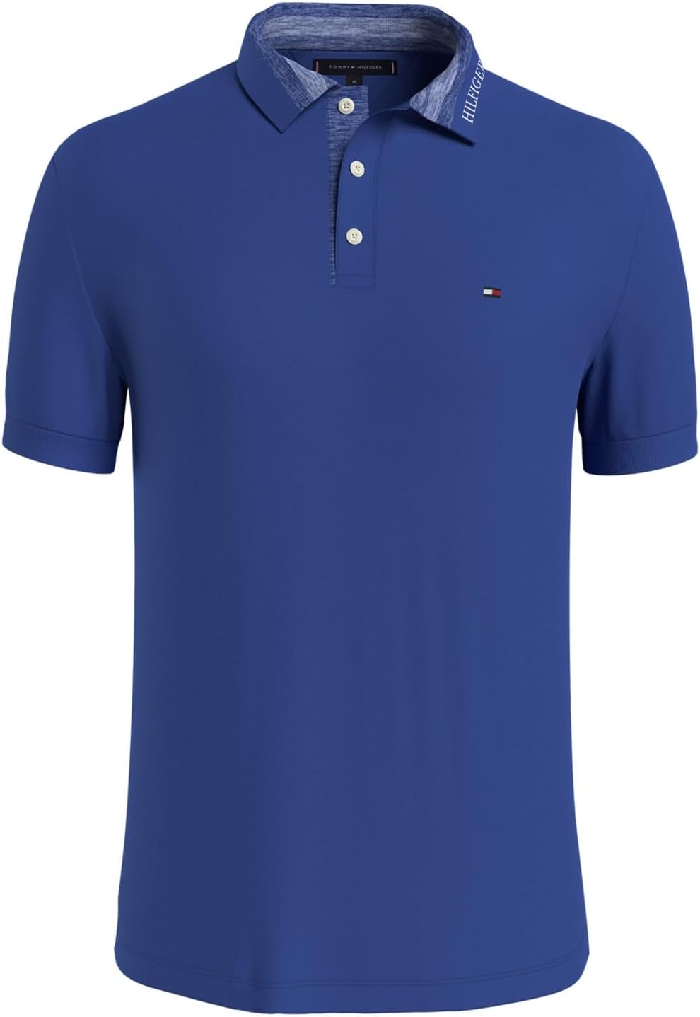 Amazon.com: Tommy Hilfiger Polo Slim Fit Logo Logo Slim Fit Hombre ...
