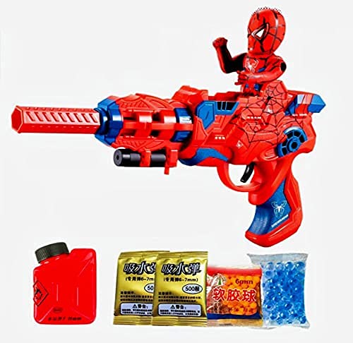 TOYMANIA Amazing Superhero Spider Blaster Shooting Toy Gun for Kids ...