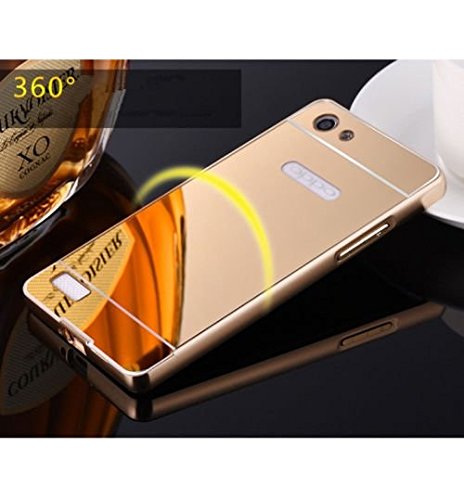 Luxury Metal Bumper + Acrylic Mirror Back Cover Case for Oppo Neo 7 ...