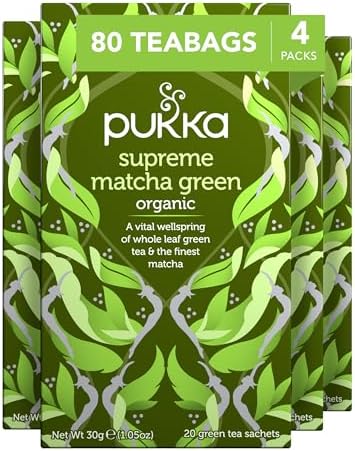 Amazon.com : Pukka Organic Tea Bags, Peace Herbal Tea with Spearmint ...