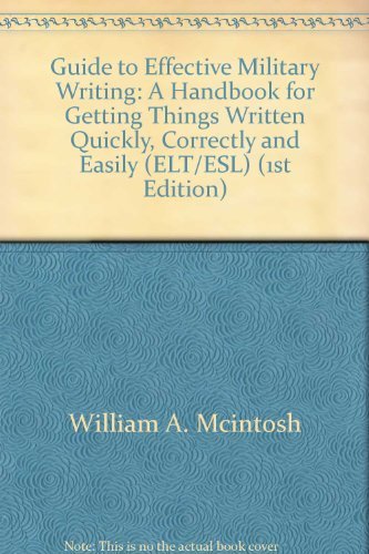 Guide to Effective Military Writing: Buy Online at Best Price in Egypt ...