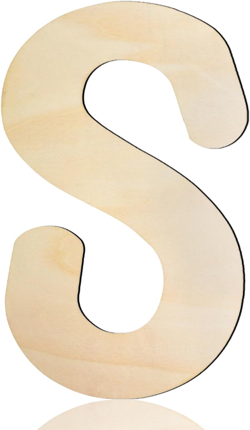 Amazon.com: Wooden Letters 8 Inch Wood Letter S 1/5 Inch Thick Cutouts ...