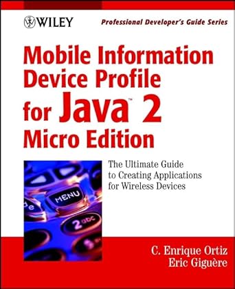 Mobile Information Device Profile for Java 2: Micro Edition ...