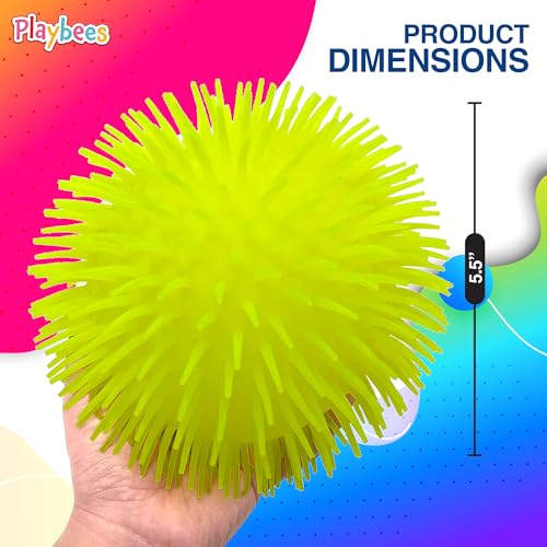 Snapklik.com : Soft Spiky Puffer Balls - 6-Pack - 5.5 Inch Sensory ...