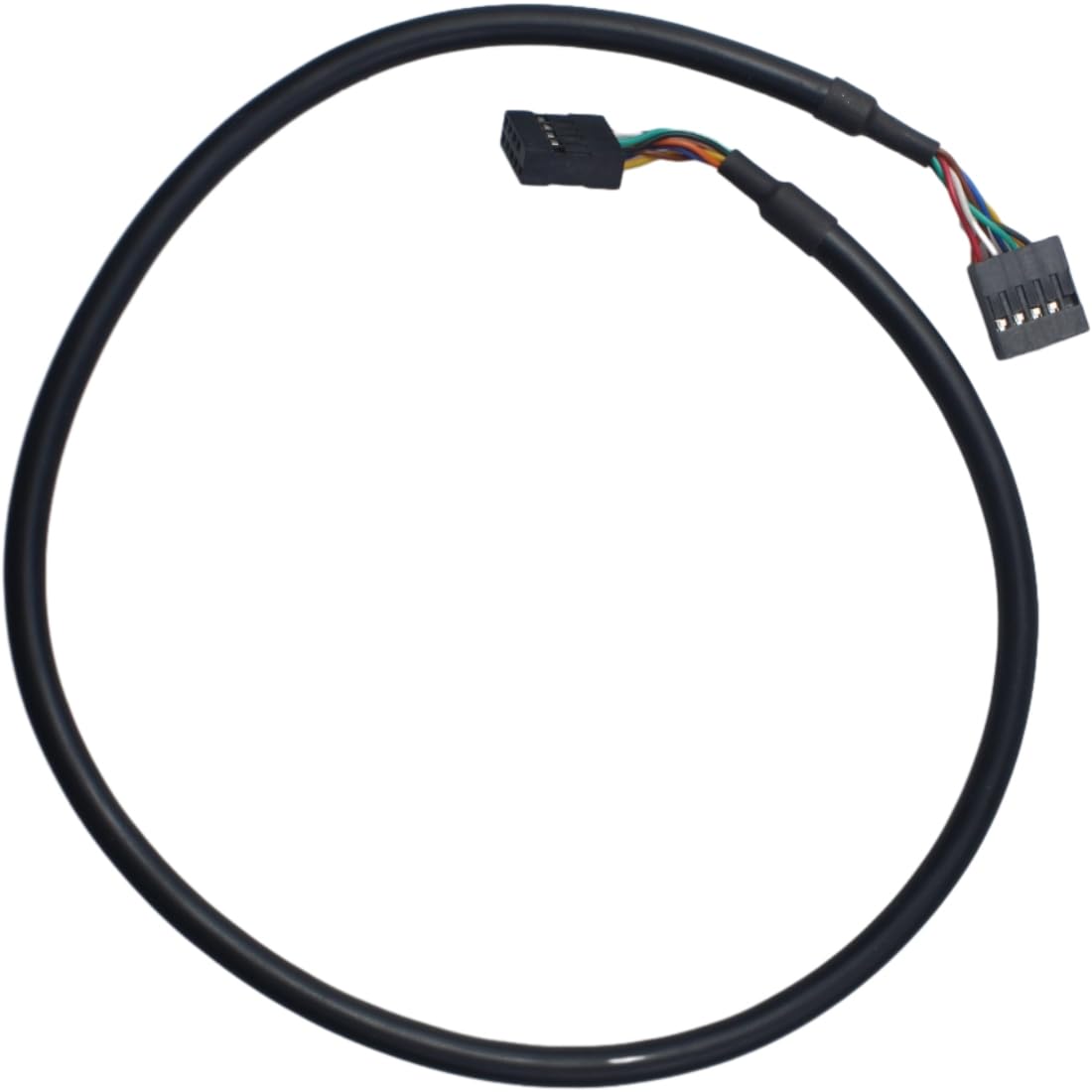 Amazon.com: FDXGYH USB Header Extension Cable Black USB 2.0 9-Pin ...