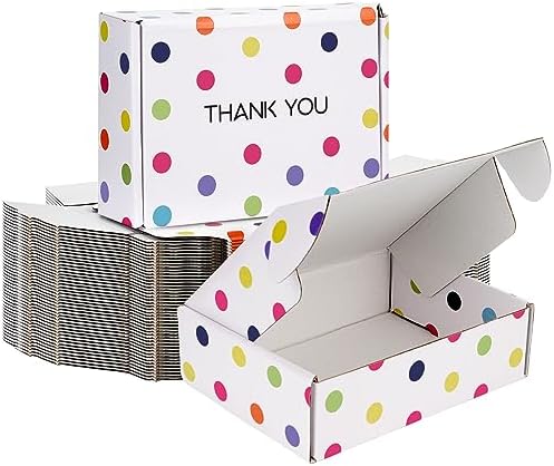Amazon.com: Lincia 30 Pack 7x5x2 Inch Gift Boxes Shipping Boxes ...