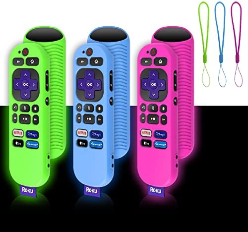 Amazon.com: YIPINJIA Cover for Roku Voice Remote Official,【3Pack】Soft ...