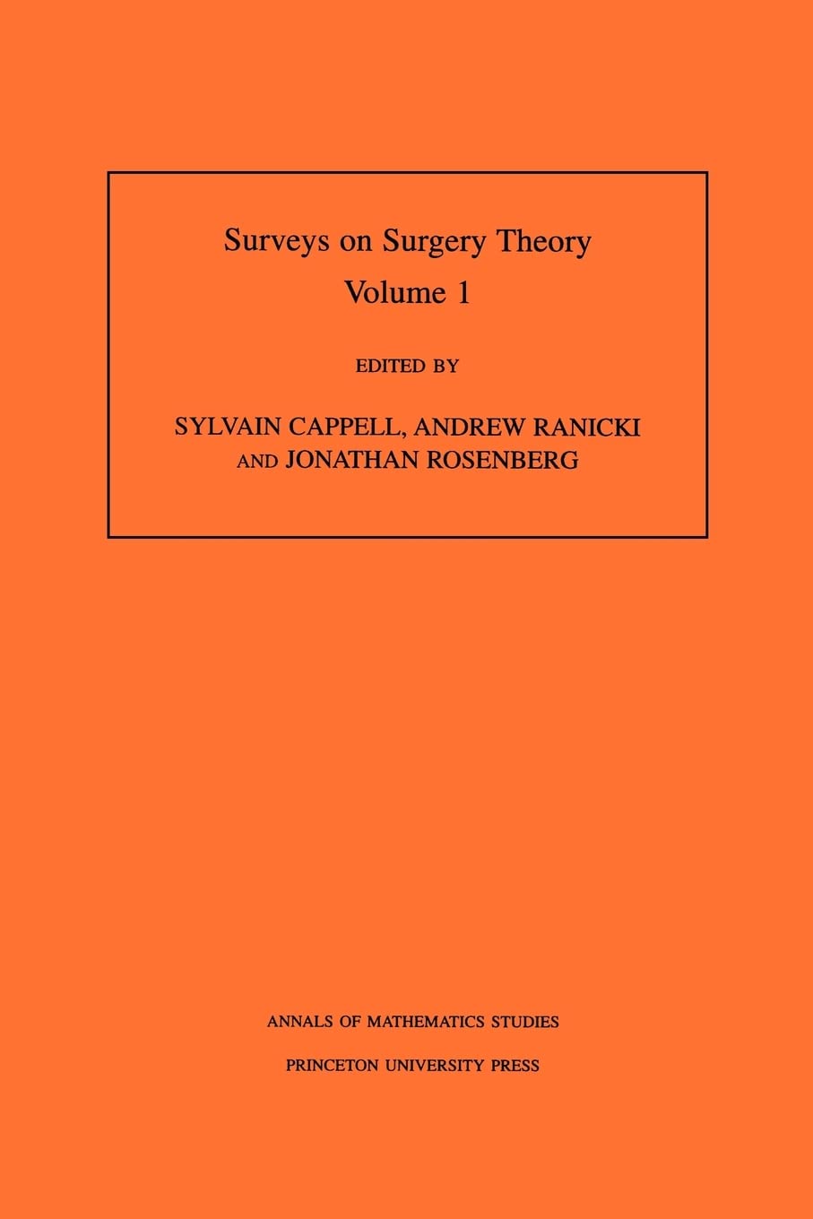 Amazon | Surveys on Surgery Theory, Vol. 1 (Annals of Mathematics ...