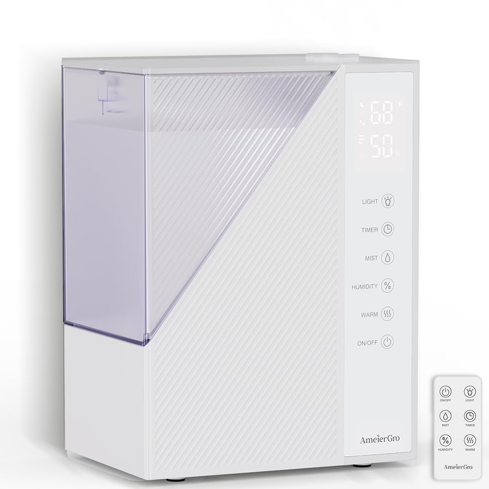 Amazon.com: AmeierGro Humidifiers for Bedroom, Top Fill Ultrasonic ...