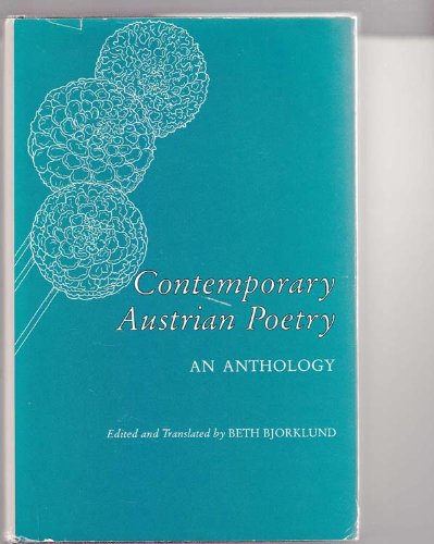 Contemporary Austrian Poetry in Translation: An Anthology (English and ...