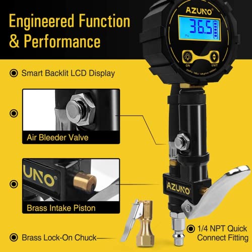 Snapklik.com : AZUNO Bike Tire Inflator
