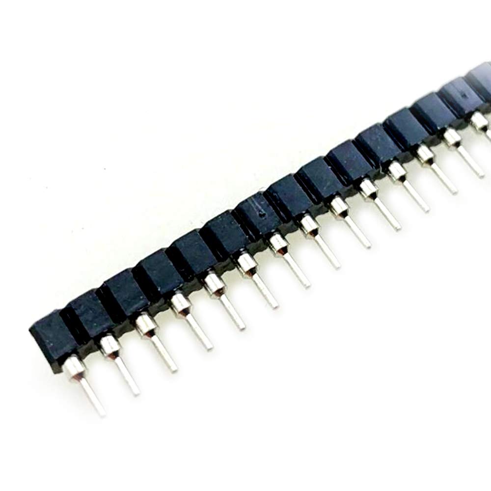 Header Pins 10Pcs White 40-Pin Female Header Strips – 2.54mm Pitch ...