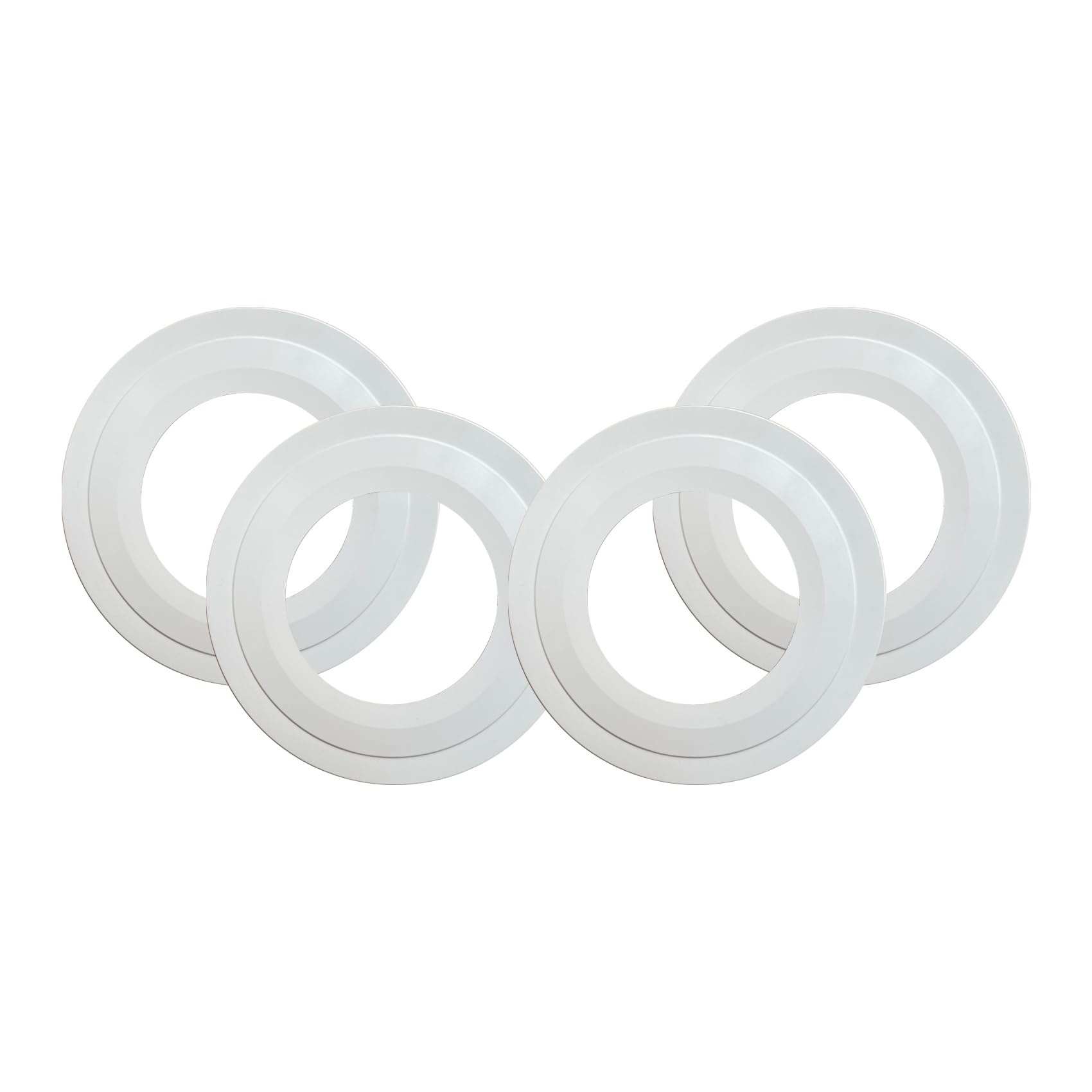Soliseed Goof Rings for Recessed Light Fixture White, 5/6 Inch Can ...