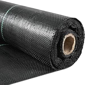 Amazon.com: Geotextile Landscape Fabric Weed Control Mat Weed Barrier ...